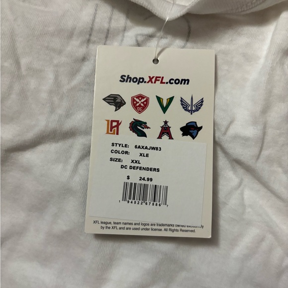 Shirts | Dc Defenders Mens Graphic Football Shield Logo Xfl Tee Shirt ...